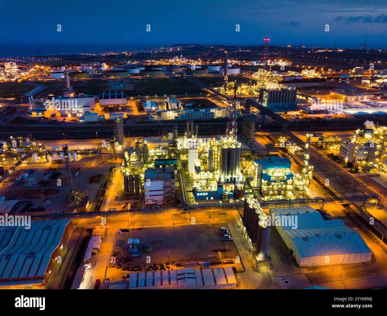 Chemical plant at Tarragona Stock Photo - Alamy