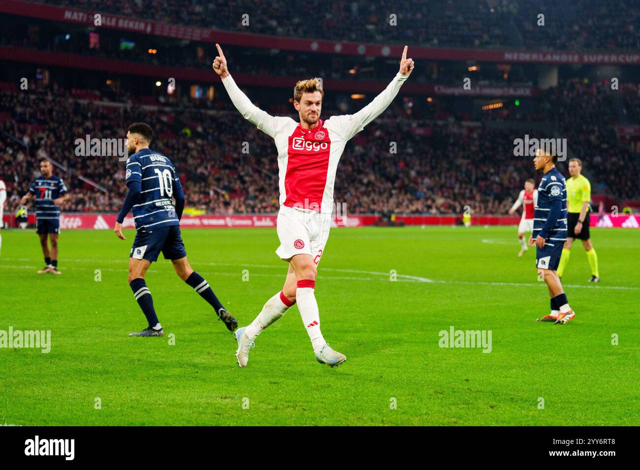 Amsterdam, Netherlands. 19th Dec, 2024. AMSTERDAM, 19-12-2024, Johan Cruijff ArenA, season 2024/ ...