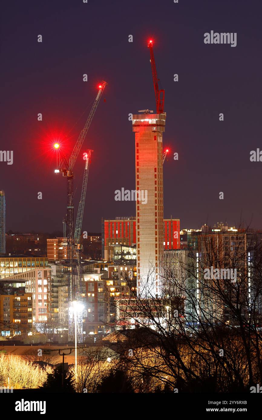 Sky Gardens/Midland Mills under construction in Leeds City Centre,West ...