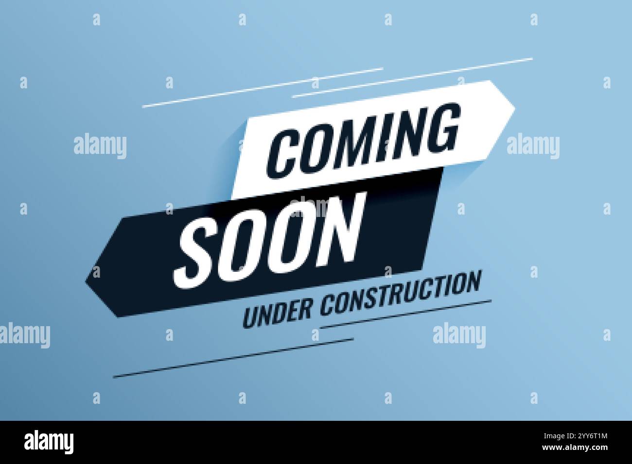 coming soon under construction background design Stock Vector Image ...