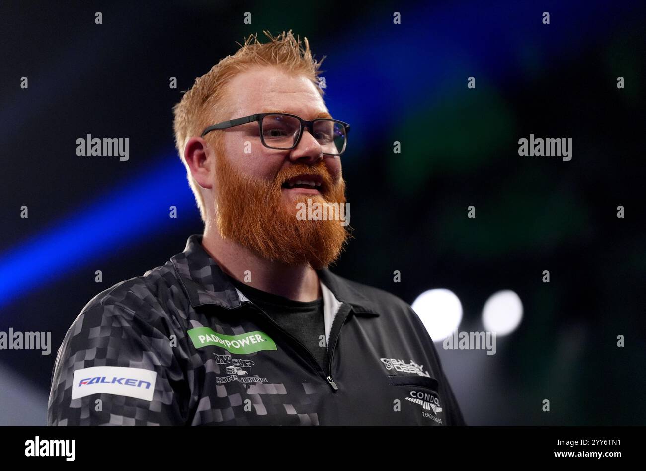 Matt Campbell after winning his first round match against Matt Campbell ...