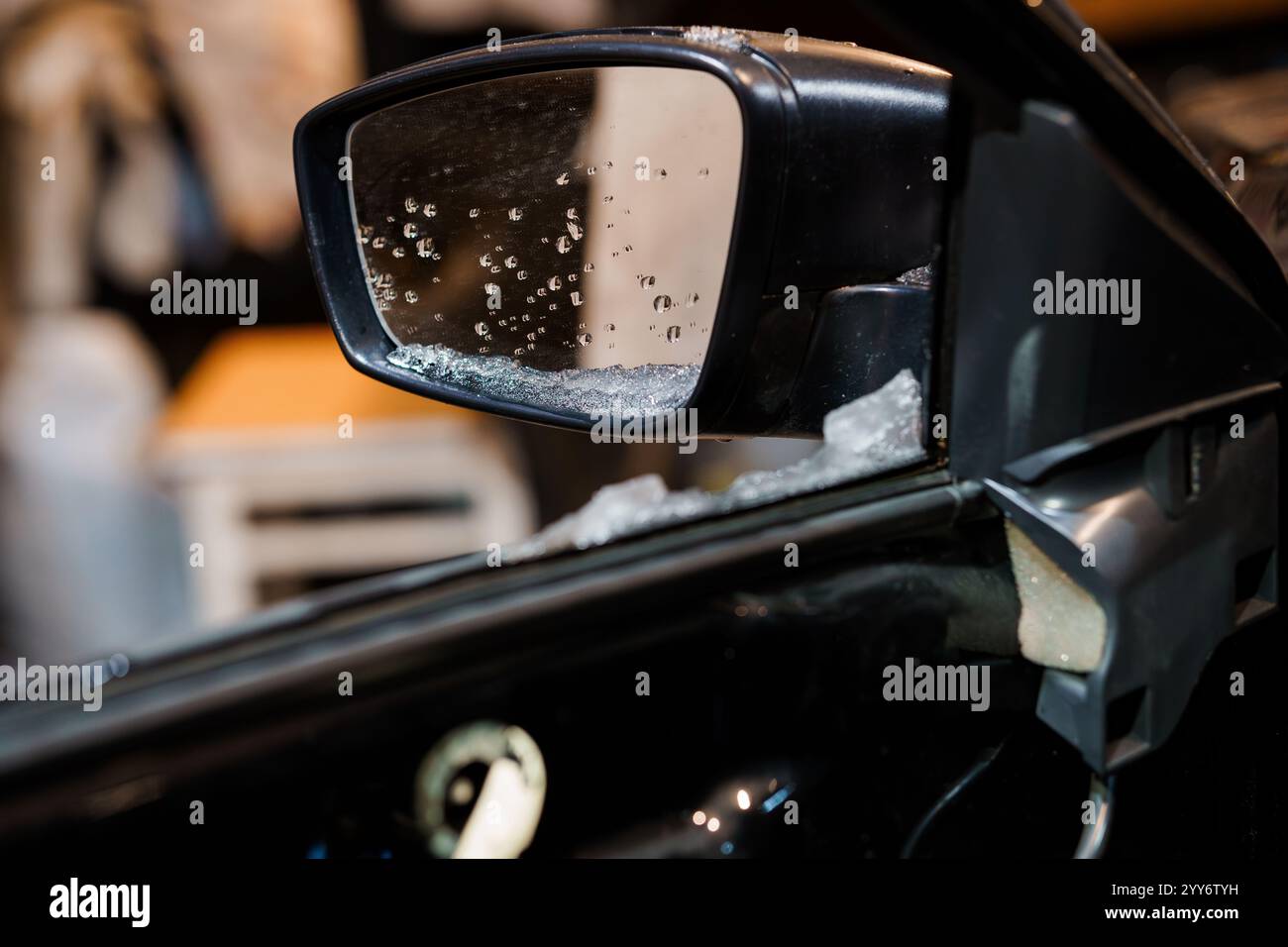 Car mirror zoom reflection water hi-res stock photography and images ...