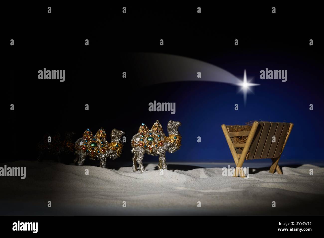Epiphany. Three Wise Men Still Life Stock Photo - Alamy