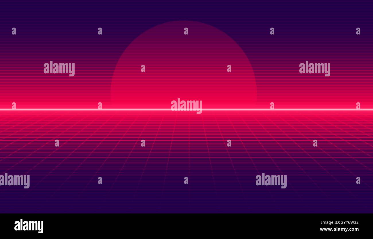 retro gradient background in linear style Stock Vector Image & Art - Alamy