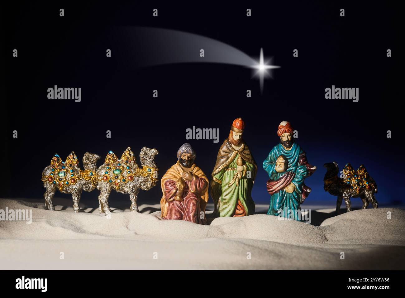 Nativity three wise men camel hi-res stock photography and images - Alamy