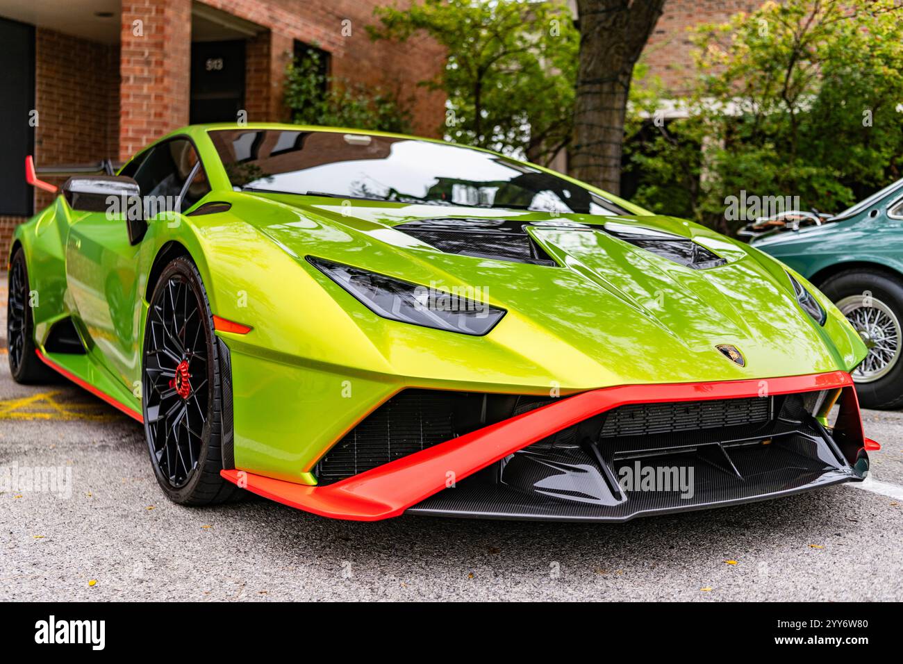 Chicago, Illinois - September 29, 2024: 2021 Lamborghini Huracan STO ...
