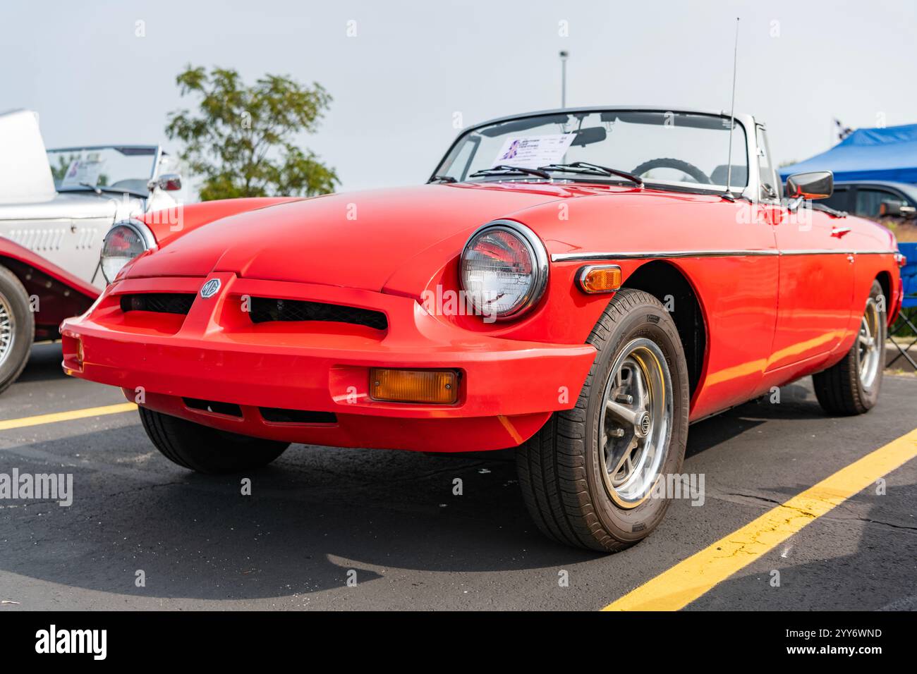 Chicago, Illinois, USA - September 08, 2024: MG MGB 1975 sportscar ...