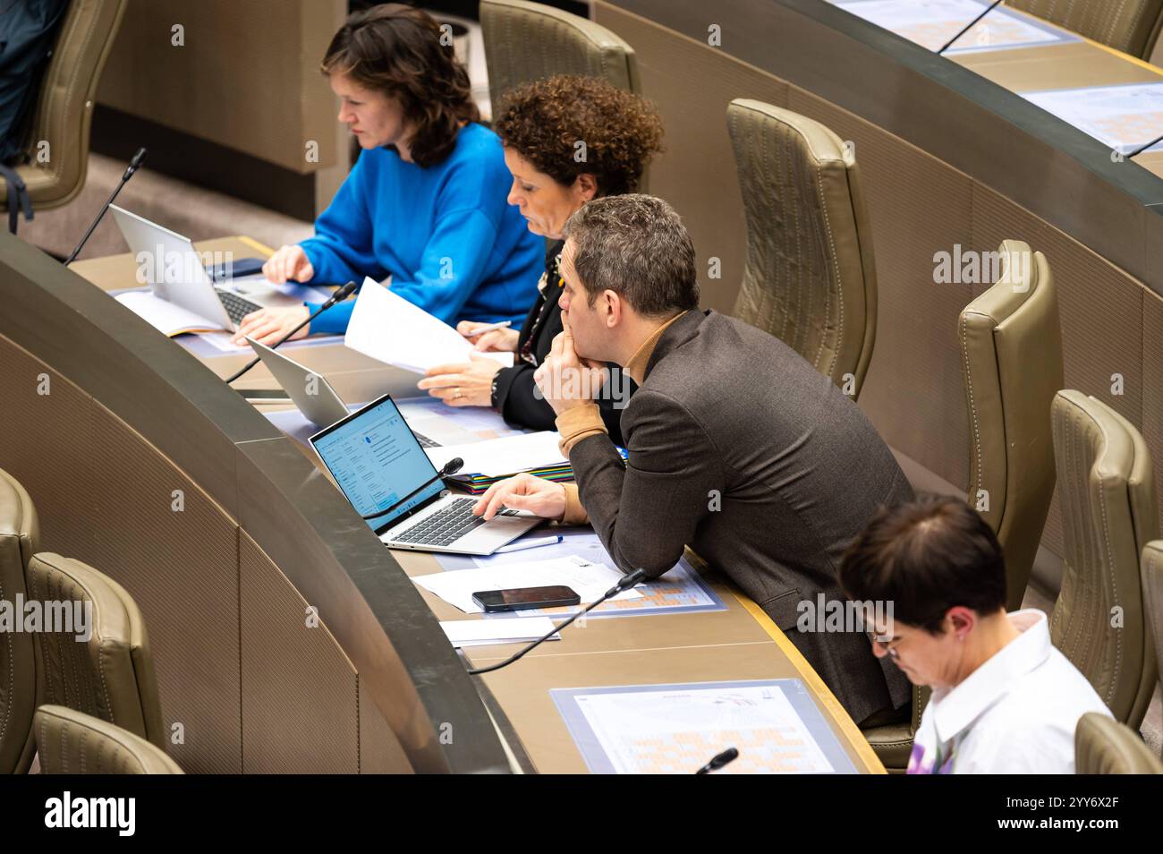 Hannelore Goeman Vooruit, Lydia Peeters Open VLD and Robrecht Bothuyne ...