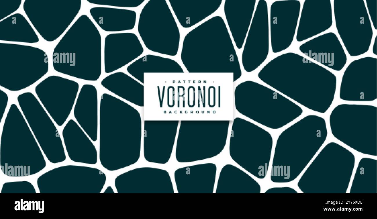 organic voronoi pattern blocks background Stock Vector Image & Art - Alamy