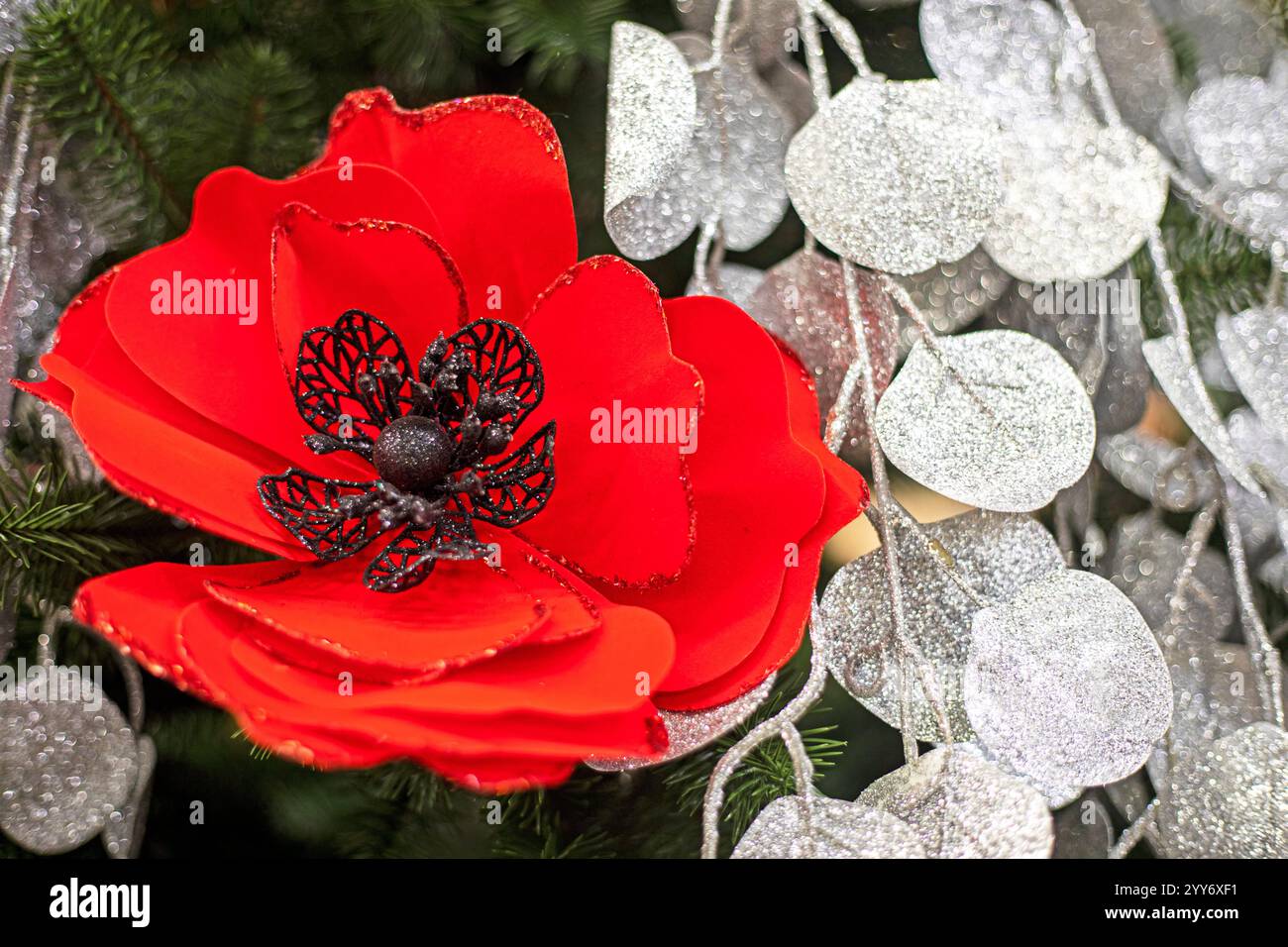 Silver toned petals hi-res stock photography and images - Alamy
