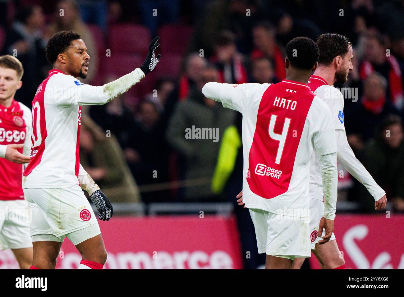 Amsterdam, Netherlands. 19th Dec, 2024. AMSTERDAM, 19-12-2024, Johan Cruijff ArenA, season 2024/ ...