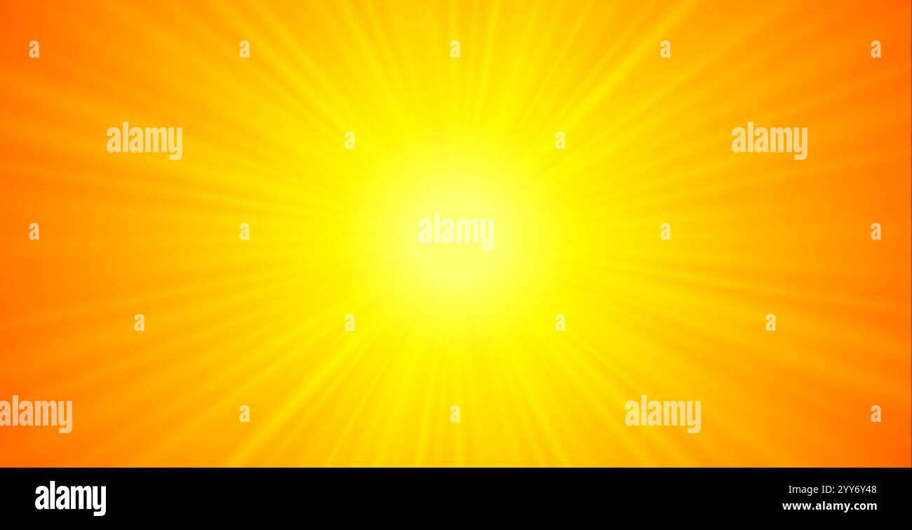 orange and yellow glowing rays background Stock Vector Image & Art - Alamy