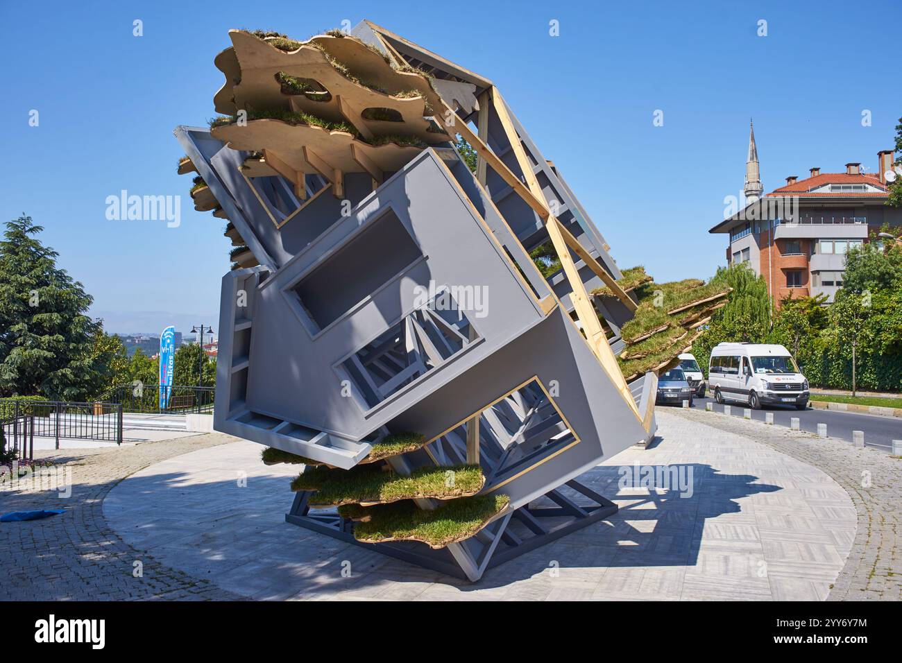 THE CLOUDY THOUGHTS, sculpture by ADAM KALINOWSKI, Istanbul, Turkey ...