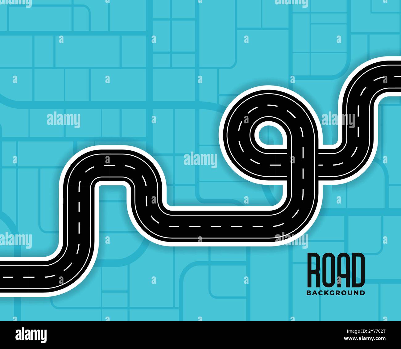 pathway route winding roads background Stock Vector Image & Art - Alamy