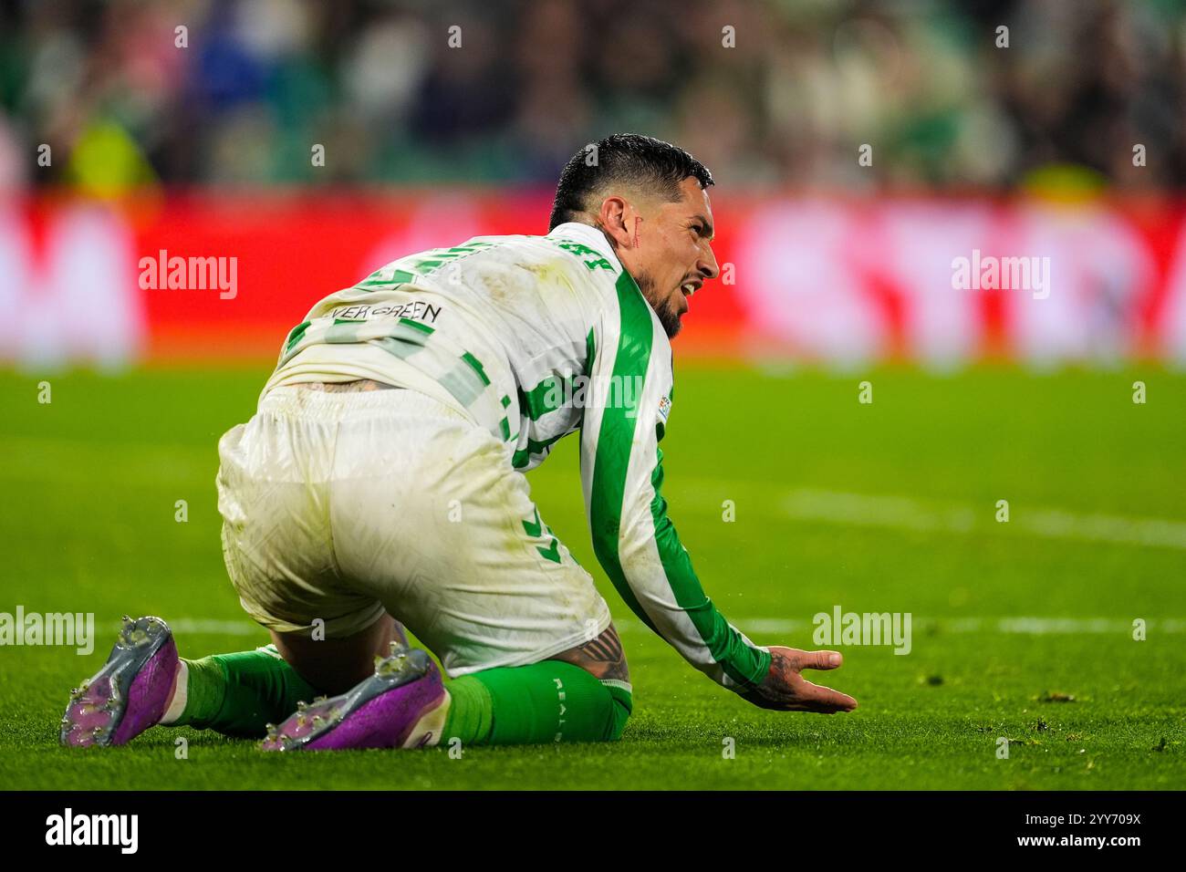 Chimy Avila of Real Betis looks on during the UEFA Conference League ...