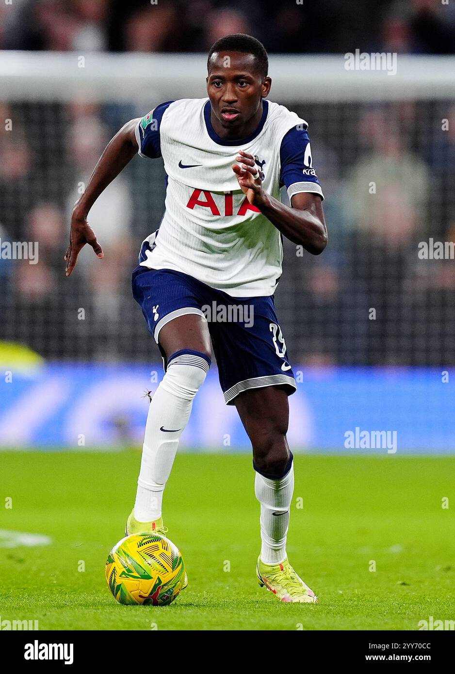 Tottenham Hotspur's Pape Matar Sarr during the Carabao Cup quarter ...