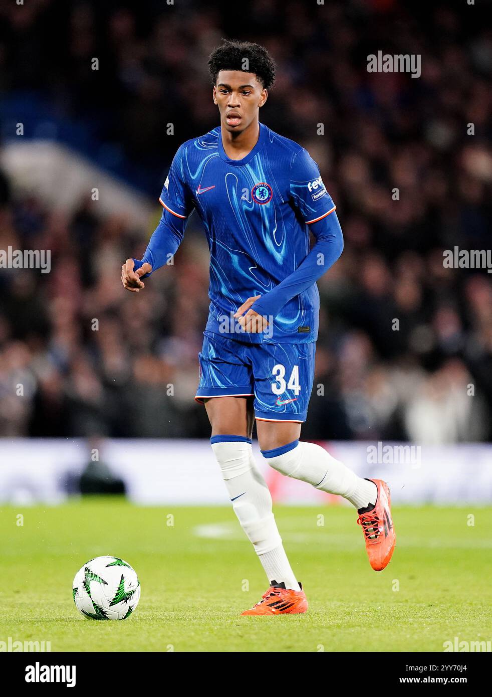 Chelsea's Josh Acheampong during the UEFA Europa Conference League ...