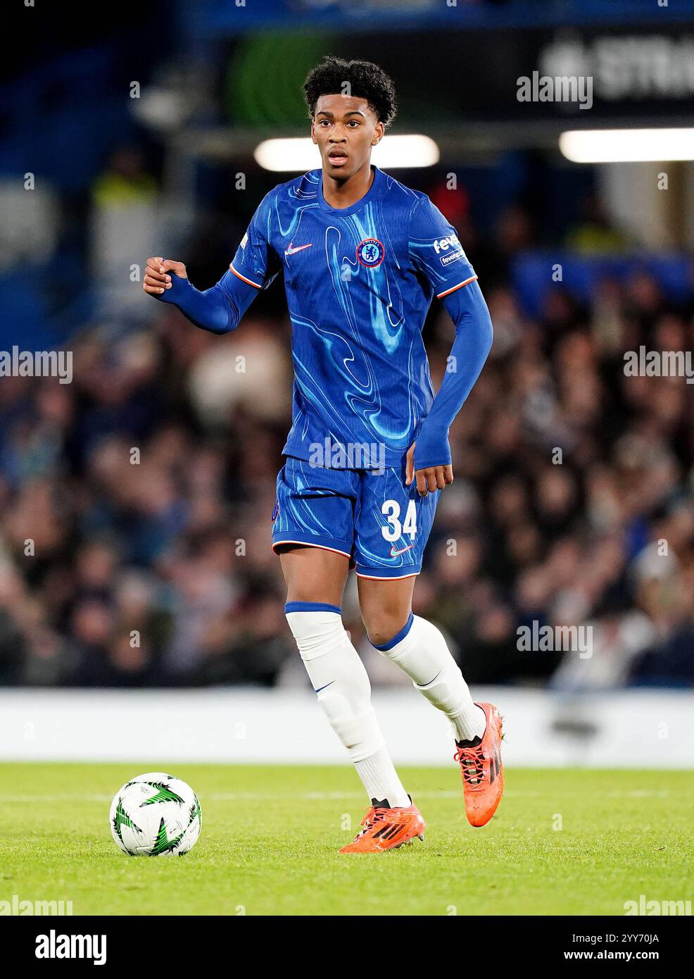 Chelsea's Josh Acheampong during the UEFA Europa Conference League ...