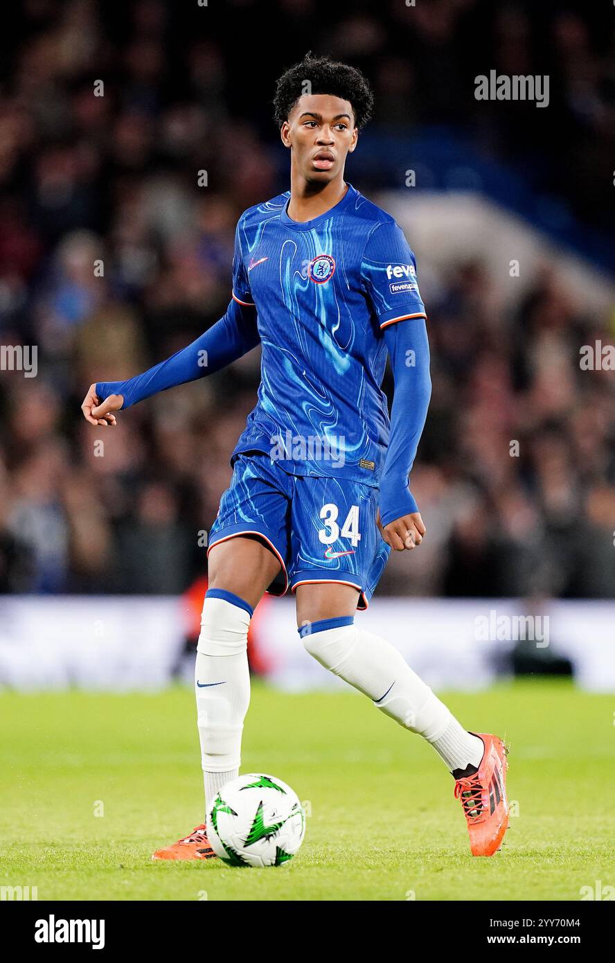 Chelsea's Josh Acheampong during the UEFA Europa Conference League ...