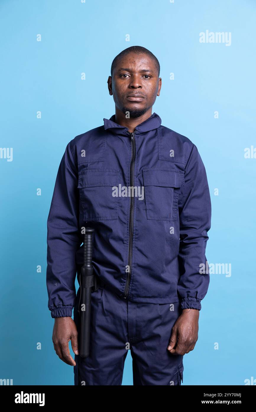 African american patrol agent hi-res stock photography and images - Alamy