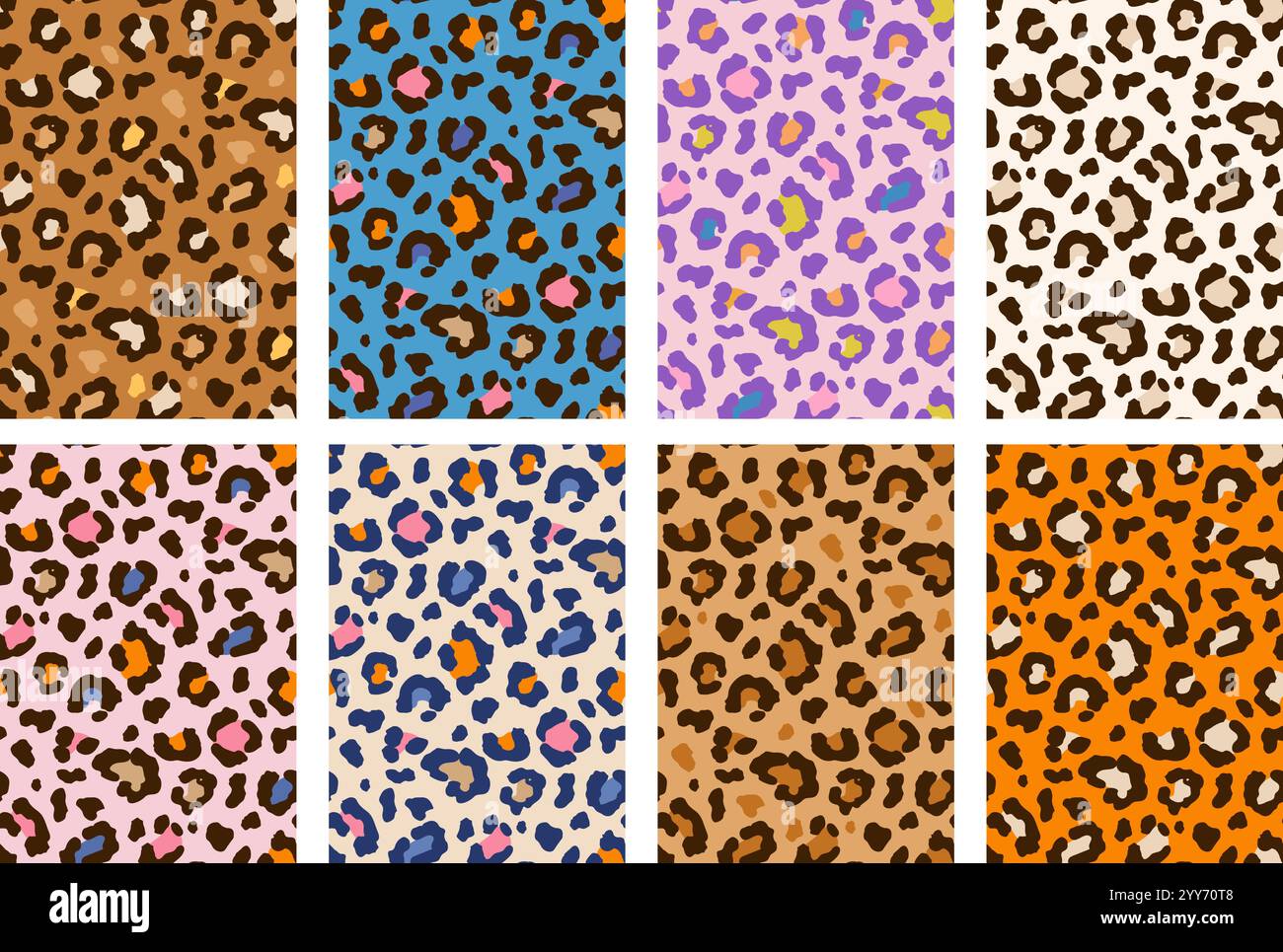 Leopard, Cheetah, wild animals print, seamless pattern design. Leopards ...