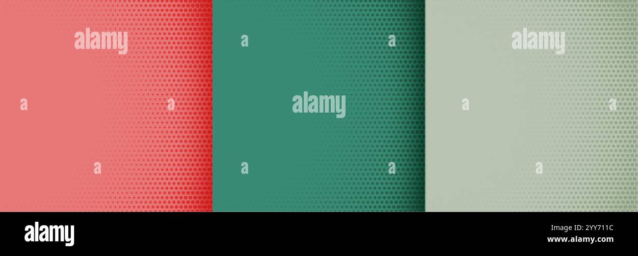 halftone poster design set of three Stock Vector Image & Art - Alamy