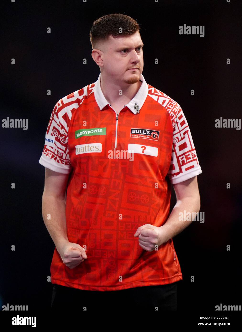 Niko Springer reacts during his first round match against Scott ...