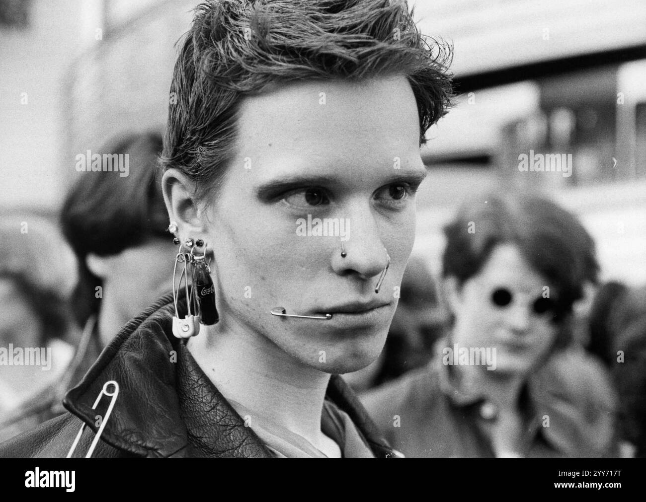 January 1, 1960: Stockholm, Sweden: ''CLASH'' from the Punk Rock Group ...