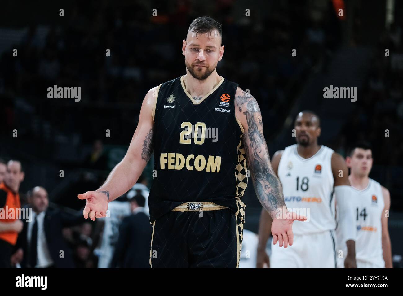Madrid, Spain. 20th Dec, 2024. Terry Tarpey during the Turkish Airlines ...