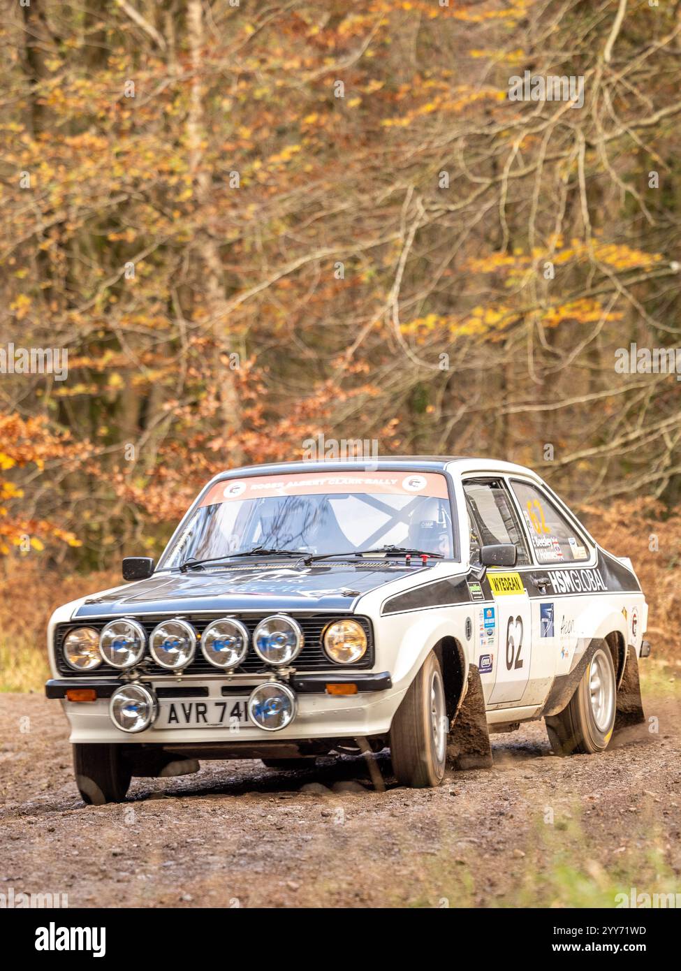 October 2024 - Ford Escort Mk2 Rally car on the Wyedean car rally in ...