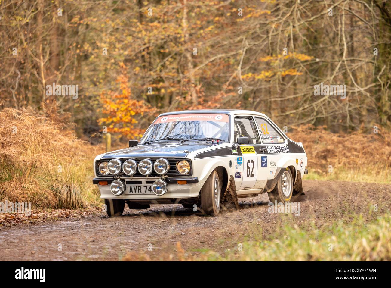 October 2024 - Ford Escort Mk2 Rally car on the Wyedean car rally in ...