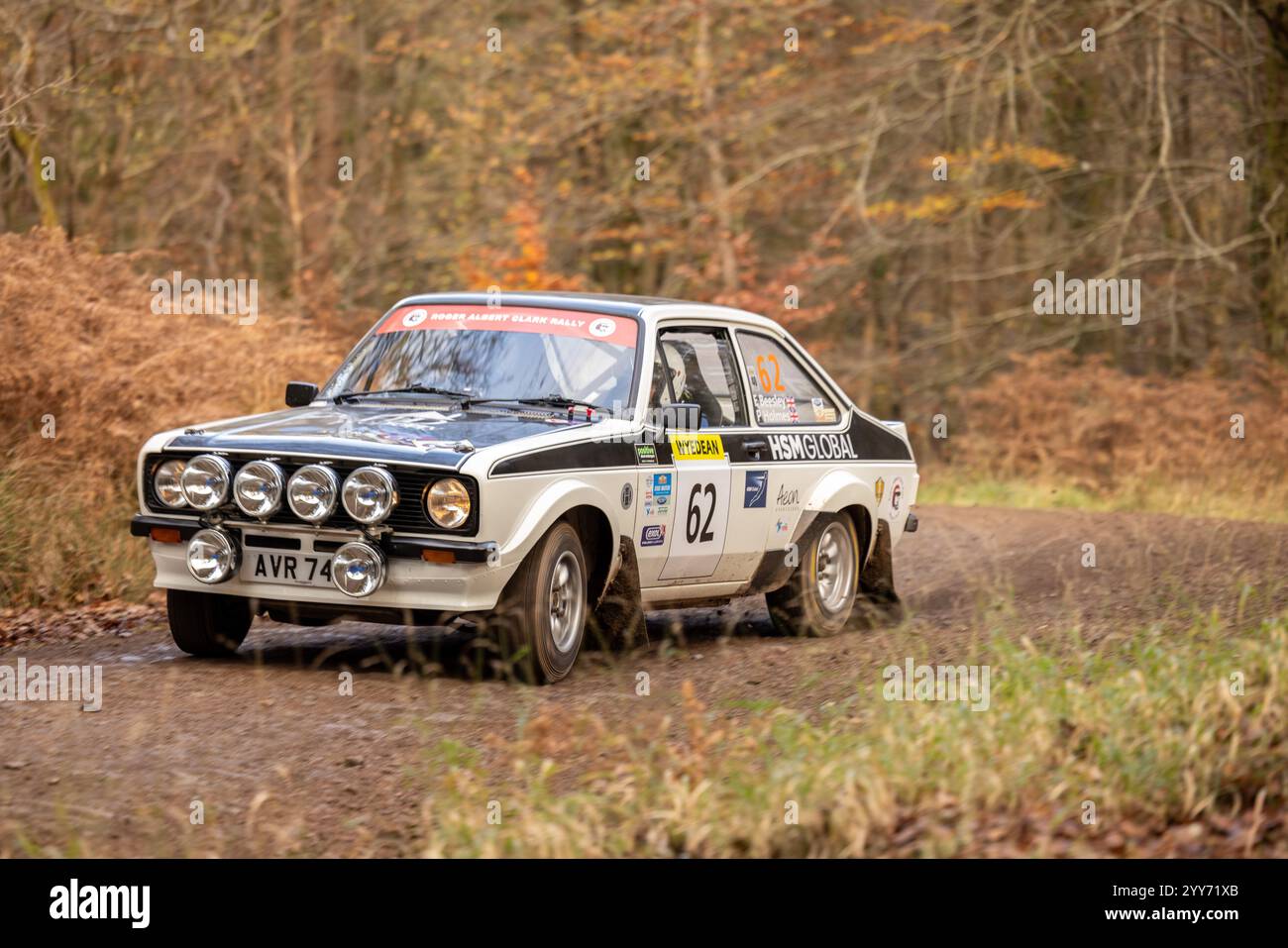 October 2024 - Ford Escort Mk2 Rally car on the Wyedean car rally in ...