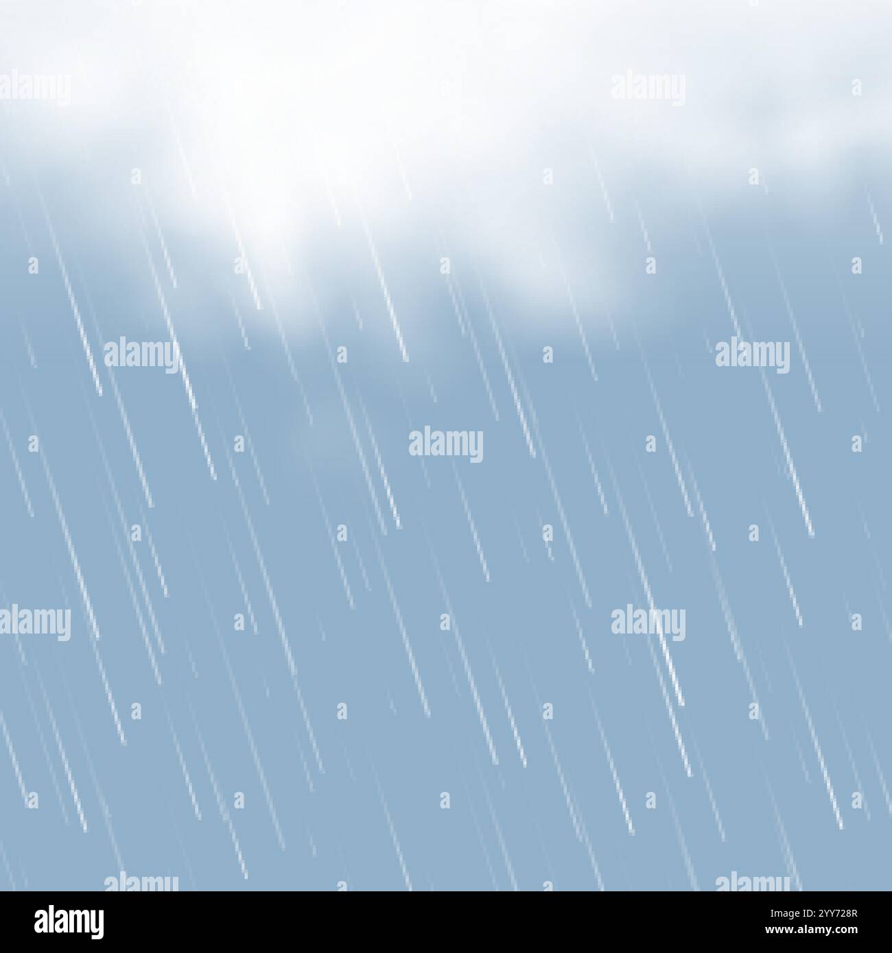 realistic clouds with rainfall background Stock Vector Image & Art - Alamy