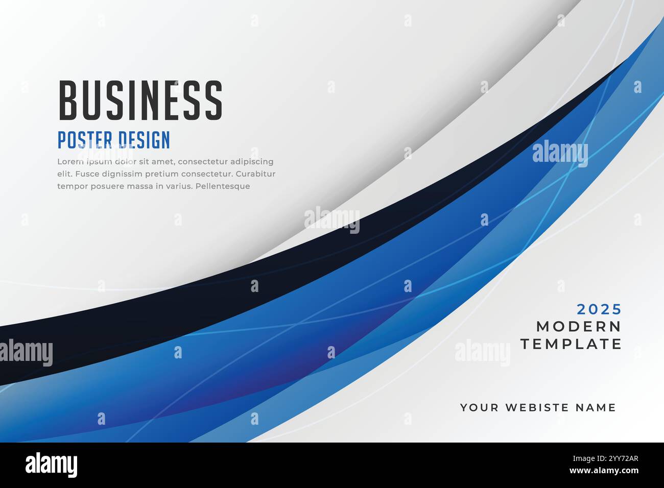 Ppt background template design blue hi-res stock photography and images ...