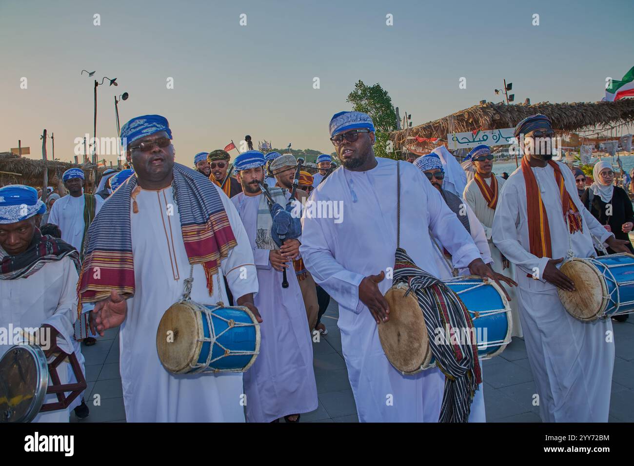 Oman traditional folklore dance (Ardah dance) in Katara cultural ...