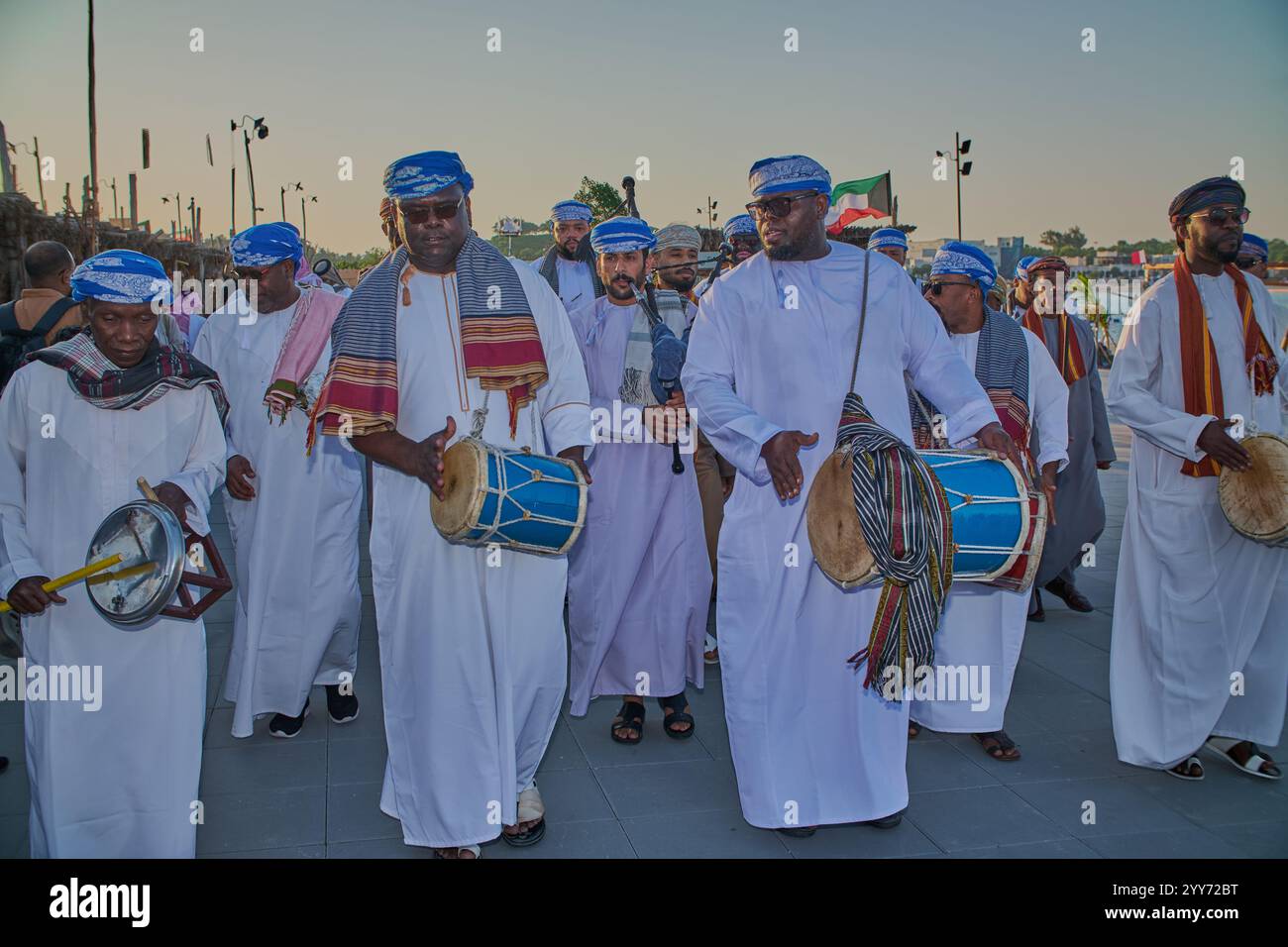 Oman traditional folklore dance (Ardah dance) in Katara cultural ...