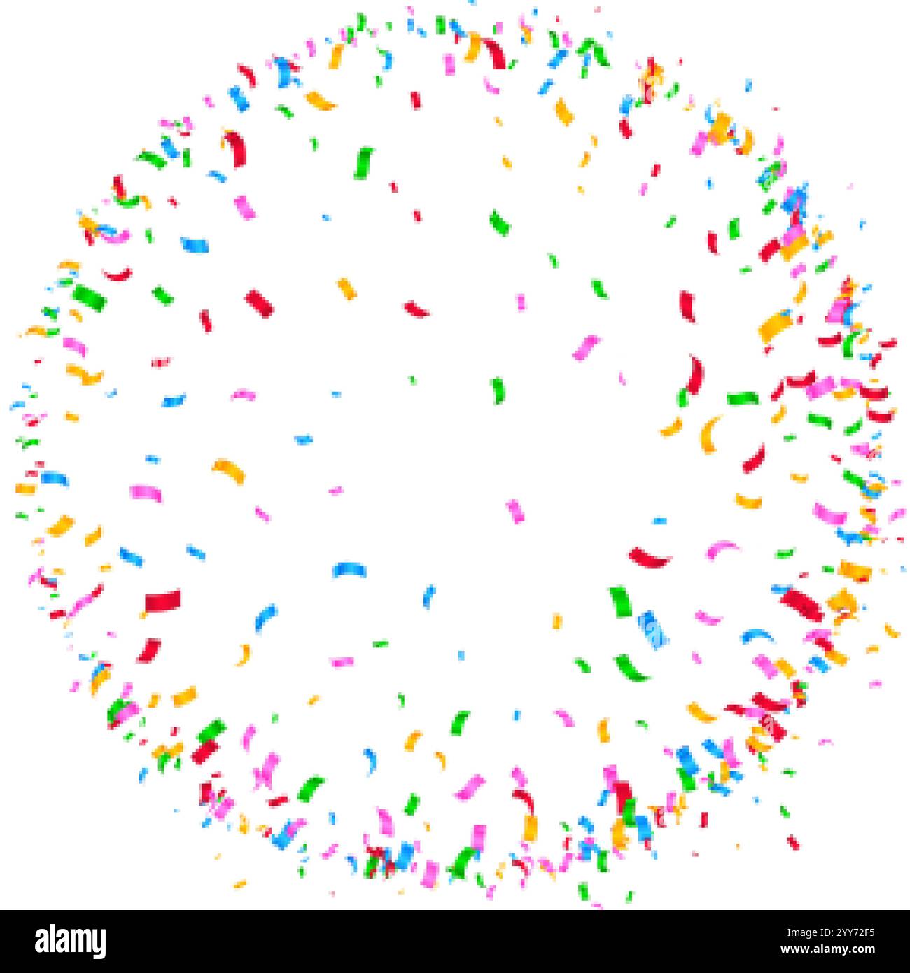Colorful confetti burst explosion anniversary hi-res stock photography ...