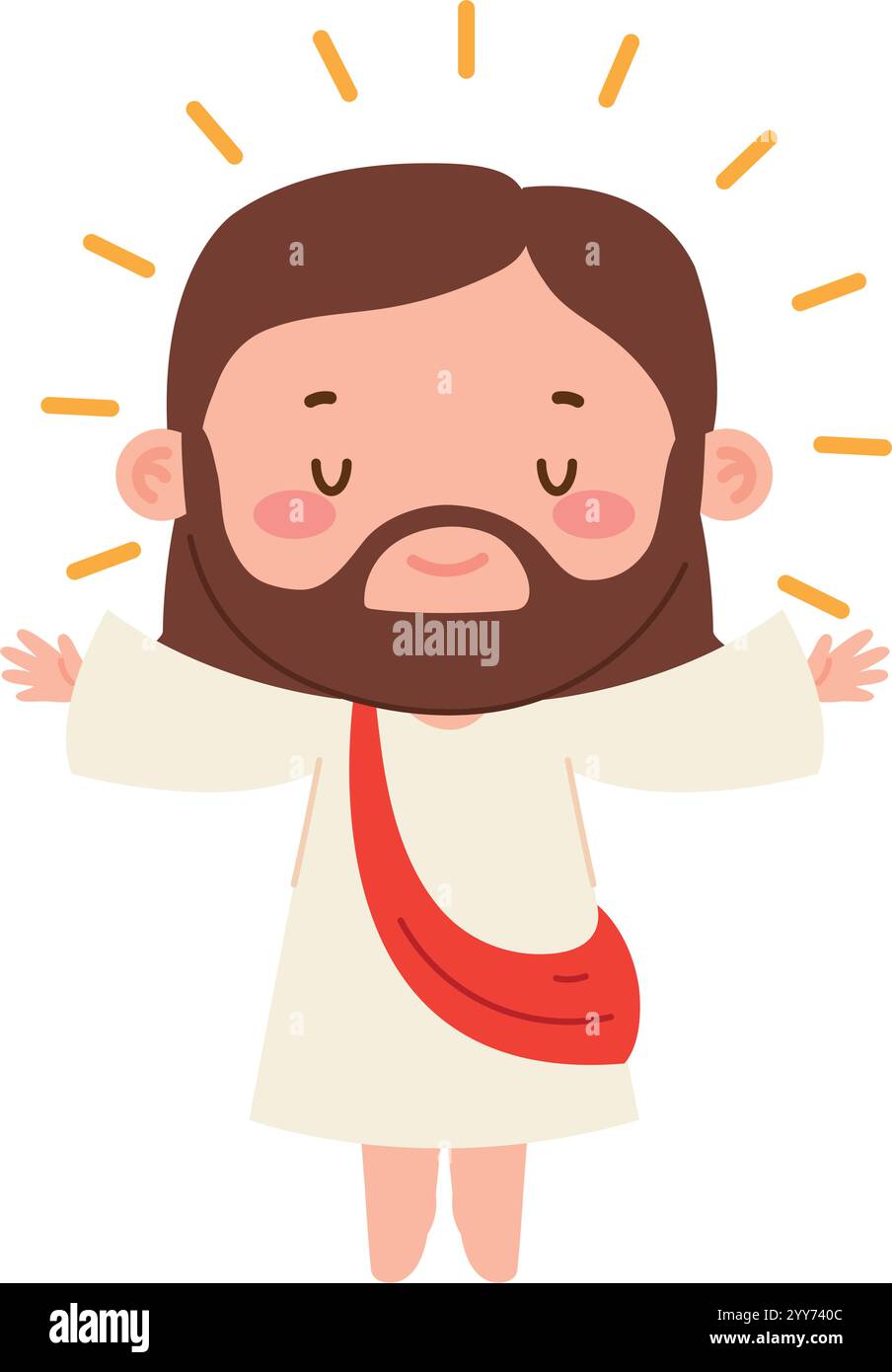 cute jesus christ Stock Vector Image & Art - Alamy