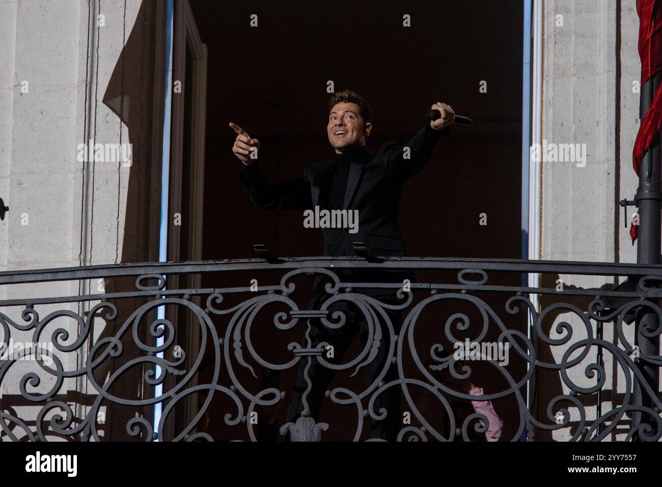 Madrid, Spain. 19th Dec, 2024. The Spanish singer David Bisbal sings ...