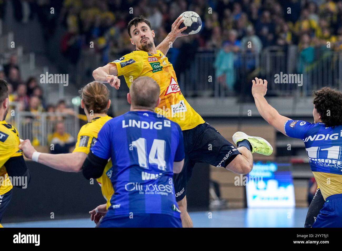 Heidelberg, Deutschland. 19th Dec, 2024. Ivan Martinovic (RNL, 5), beim ...