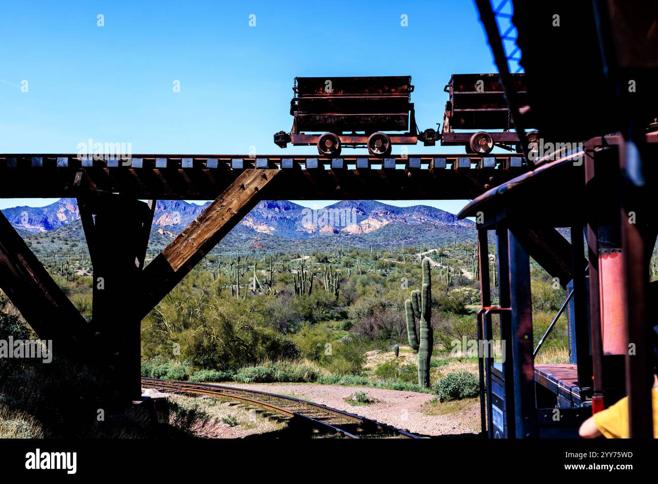 Train ride in the historic Goldfield Ghost town. Apache Junction ...