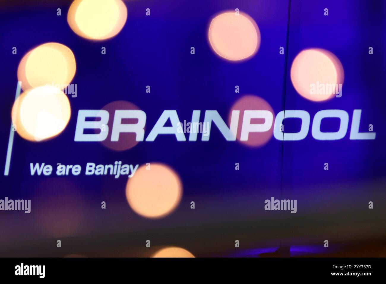 Das Logo von Brainpool bei 30 Jahre Brainpool im Cinedom. Themenbild ...