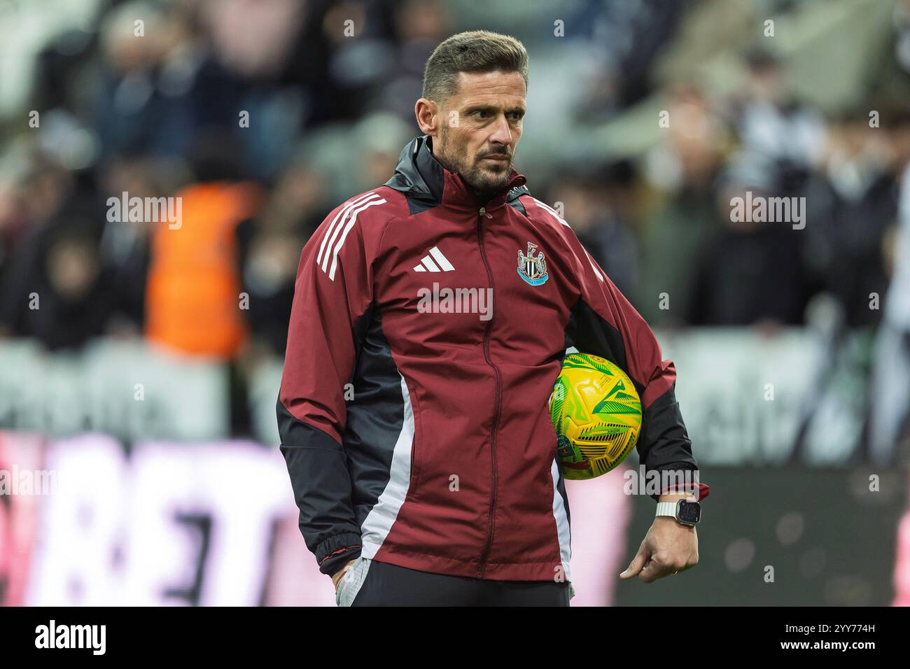 Newcastle United's assistant manager Jason Tindall during the Carabao ...