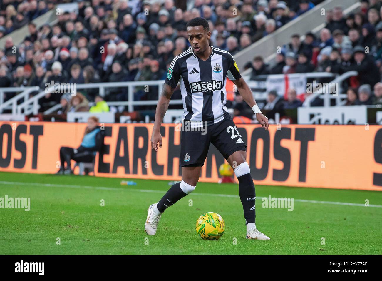 Newcastle United's Joe Willock is seen in action during the Carabao Cup ...