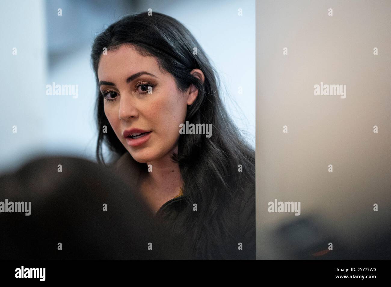 Rep. Anna Paulina Luna (R-Fla.) speaks to the press before the House ...