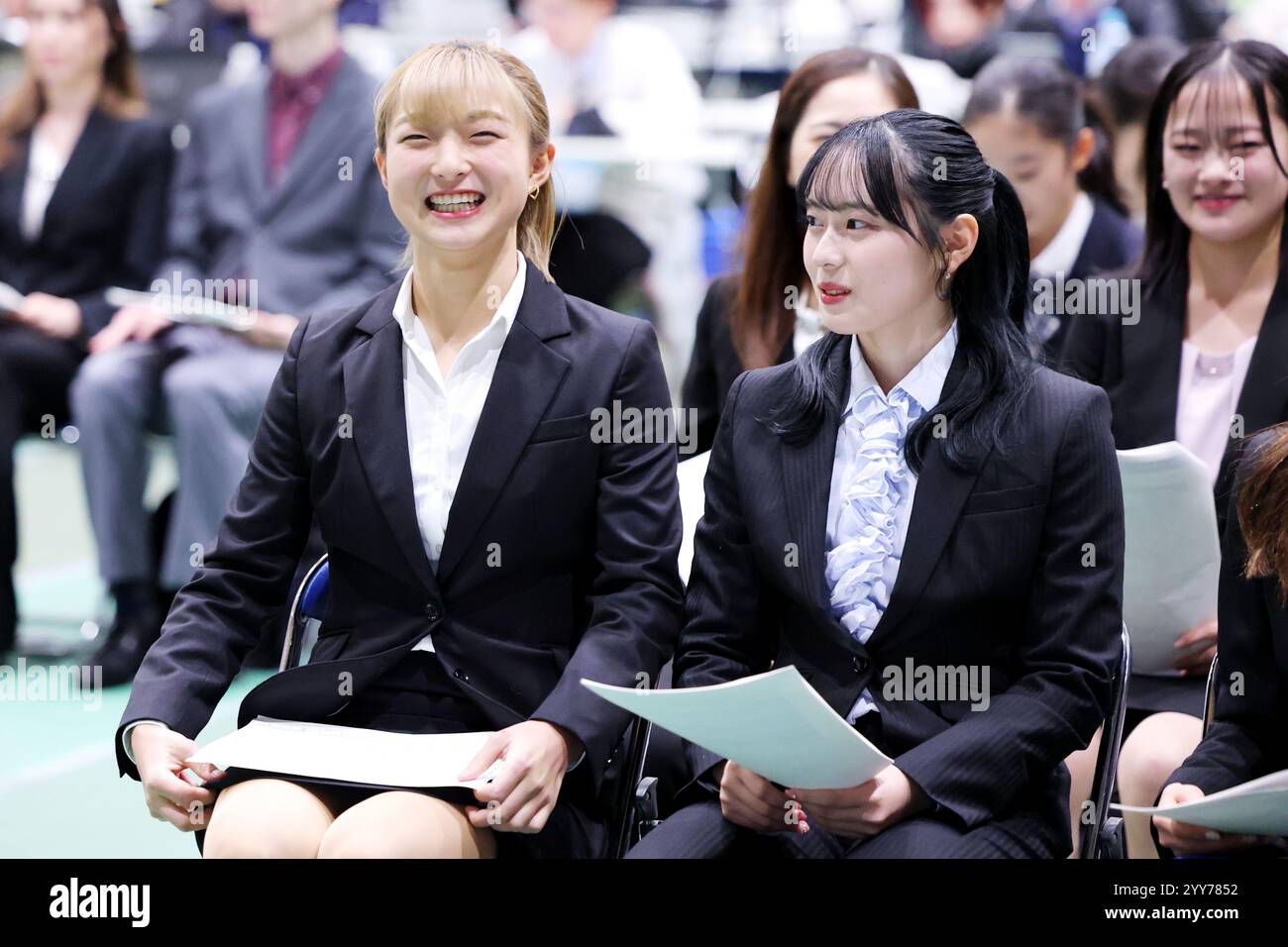Towa Pharmaceutical RACTAB Dome, Osaka, Japan. 19th Dec, 2024. (L-R ...