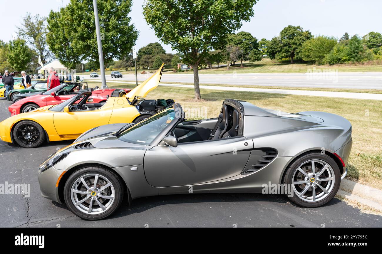 Chicago, Illinois, USA - September 08, 2024: 2005 Lotus Elise sportscar ...