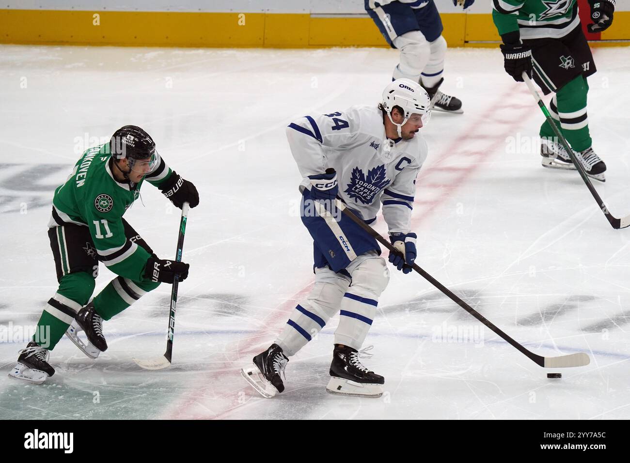Dallas, United States. 18th Dec, 2024. Auston Matthews #34 of Toronto ...