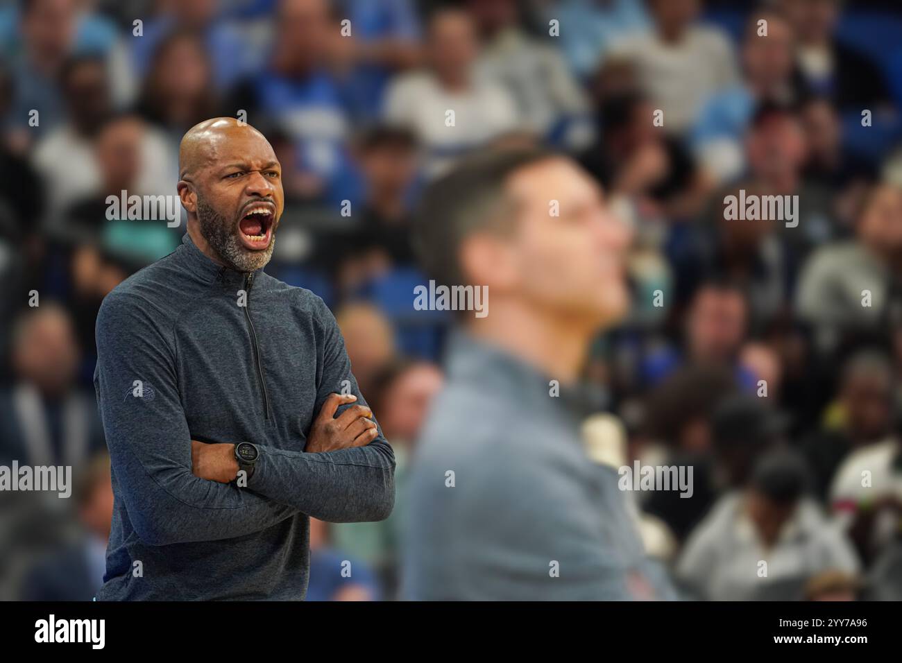 Orlando, Florida, USA, December 19, 2024, Orlando Magic head coach ...