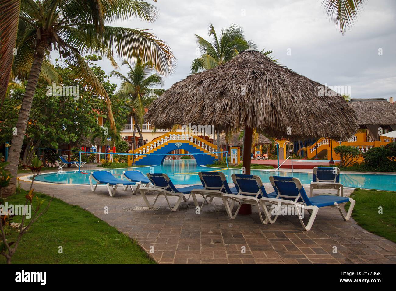 The Pool at the leisure area of the Memories Trinidad del Mar hotel, Trinidad, Cuba Stock Photo ...
